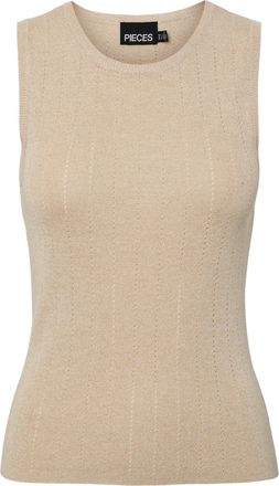 Pieces Pcsalima Sl O-Neck Knit Top Bc