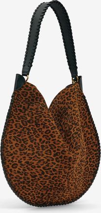 Isabel Marant Sac Oskan Hobo Soft - Femme - L&eacute;opard - Isabel Marant - cadeau de no&euml;l femme