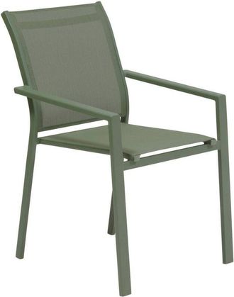 Hesperide Fauteuil de jardin empilable Essentia vert laurier - Hesp&eacute;ride