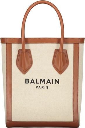 Balmain Femme, Sacs, Beige, Taille: ONE Size Tote Bag avec Logo