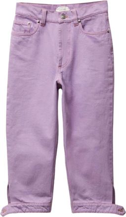 Versace Femme, Jeans, Violet, Taille: W27 Jean Capri
