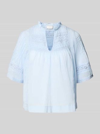Neo Noir Bluse mit H&auml;kelspitze Modell Siama