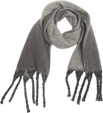 Generic &Eacute;charpe pour enfants &Eacute;tats-Unis Hiver Col &eacute;pais Fil &agrave; boucles Grosses franges D&eacute;grad&eacute; de couleur &Eacute;charpe, gris, taille unique