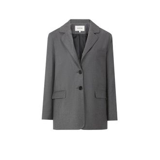 Saison 1865 rechts Virgin Wolljacke - grau