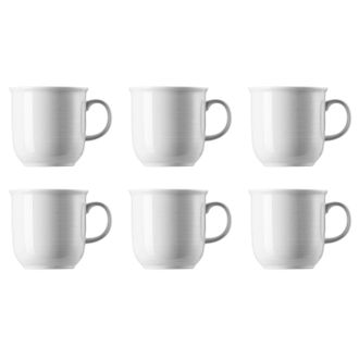 Thomas 11400-800001-15571 Trend Kaffeebecher 360 ml, Porzellan, wei&szlig; (6 St&uuml;ck)