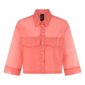Marc Cain Damen, Blusen & Hemden, Orange, MGr&ouml;&szlig;e