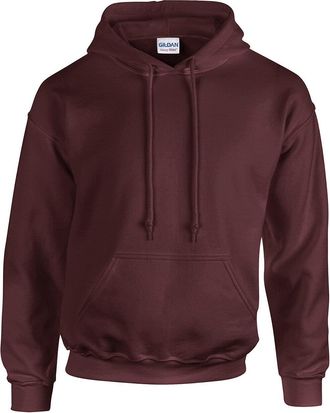 Gildan Herren Kapuzenpullover Adult 50/50. Hooded Sweat/18500, Einfarbig (XL, Rotbraun)