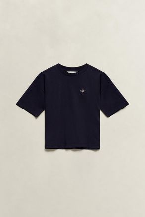 GANT Kinder Girls Shield T-Shirt (110/116) EVENING Blau