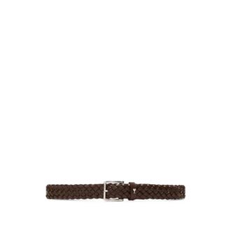 Ami Homme, Accessoires, Brun, Taille: 105 CM Ceinture tress&eacute;e 30mm