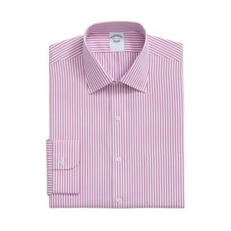 Brooks Brothers Chemise habill&eacute;e Ainsley en pur coton Supima &agrave; coupe droite - Homme - Chemises - Violet - Taille: XS