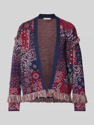 Christian Berg Cardigan aus Viskose-Mix in Strick-Optik