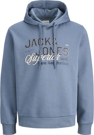 Jack & Jones Jjelogo Sweat Hood 2 Col 25/26 Noos Pls - Plus Size