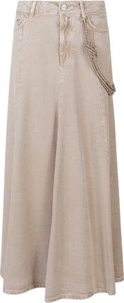 Pinko Pinko, Femme, Jupes, Beige, Taille: 36 FR Hurghada Skirt