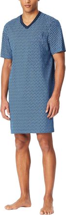 Schiesser Herren Nachthemd Bigshirt Kurzarm Single-Jersey - Comfort Nightwear