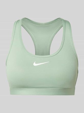 Nike Sport-BH mit Logo-Print Modell Swoosh