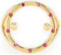 Au Printemps Paris Bague d&eacute;tails cristaux