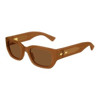 Bottega Veneta unisex, Accessoires, Brun, Taille: 51 MM Lunettes de soleil