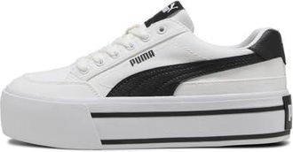 Puma Sneakers &agrave; Platforme Court Classic Vulc Femme 37.5, White Black