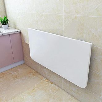 Generic Table pliante murale pour &eacute;conomiser de lespace - Bureau de salle &agrave; manger - Station de travail dordinateur compacte - Table de cuisine et de buanderi