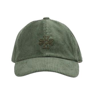 Jacob Cohen Casquette de baseball en velours c&ocirc;tel&eacute; &agrave; fines c&ocirc;tes - Homme - Accessoires - Vert - Taille: ONE Size