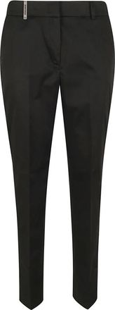 PESERICO Femme, Pantalons, Noir, Taille: 38 FR Pantalone A Sigaretta Raso Leggero