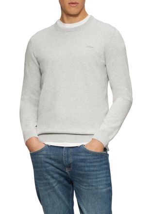 s.Oliver Herren 2156055 Pullover mit Logo-Detail, 90w0,XXL