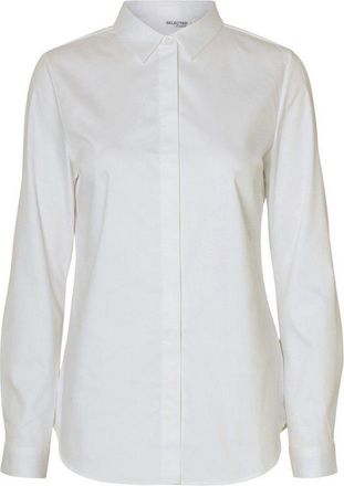 Selected Langarmbluse SLFRomie (1-tlg) Falten