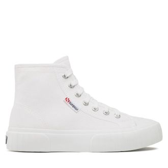 Superga Sneakers aus Stoff Superga 2696 Stripe S112I9W Wei&szlig;