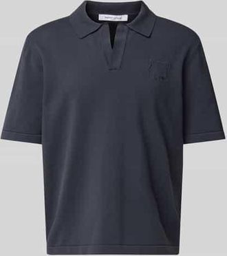 Maison Kitsun&eacute; T-Shirt in Strick-Optik