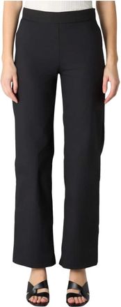 Manila Grace Femme, Pantalons, Noir, Taille: 38 FR Straight Pantalons