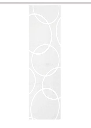 Home Wohnideen Schiebegardine 84201 PINALE TRANSPARENT, weiß, Jaquard, vers. Größen, Farbe:weiß, Größe:225 x 57 cm, Anzahl:1x