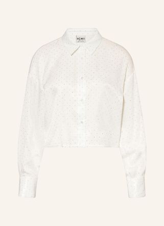 Ichi Hemdbluse Ihlisanne Mit Schmucksteinen weiss