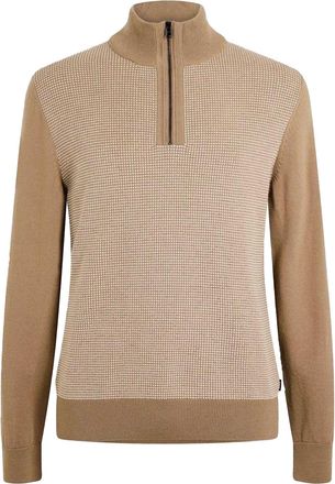 HUGO BOSS H Dambino Pullover f&uuml;r Herren, Jerseyware, Leger (Beige)