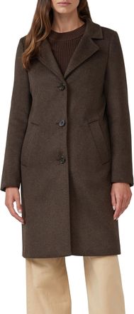 s.Oliver Mantel aus Wollmix mit Reverskragen