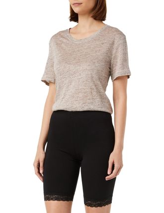 Kaffe Kaffe Damen Kasvala Jersey Klassische Shorts, Black Deep, XL