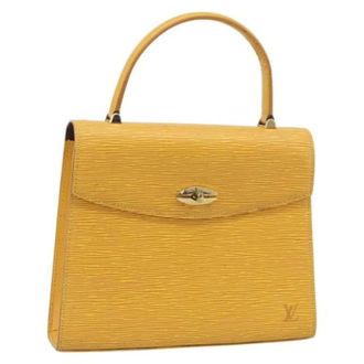 Louis Vuitton Sac &agrave; main en cuir Epi Pre-owned - Femme - Pre-owned - Jaune - Taille: ONE Size