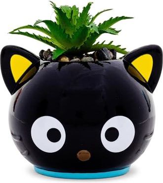 Silver Buffalo Sanrio Chococat Face Mini-Keramik-Pflanzgef&auml;&szlig;