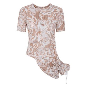 Comme Des Gar&ccedil;ons Asymmetrisches T-Shirt - - Tops - Damen - Mehrfarbig - L
