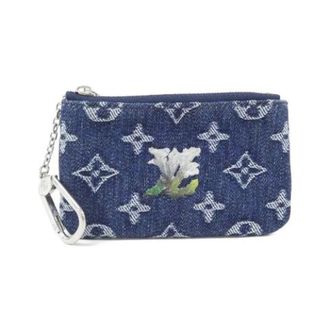 Louis Vuitton Pre-owned Denim portemonnaies - - Pre-owned - Damen - Blau - ONE SIZE