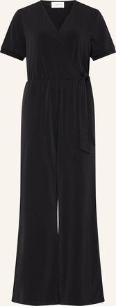Cartoon Cartoon Jumpsuit In Wickeloptik schwarz