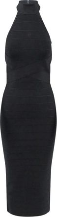 Retrof&ecirc;te Runa Langes Viskosekleid - - Dresses - Damen - Schwarzk - S