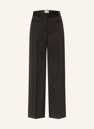 Claudie Pierlot Claudie Pierlot Marlenehose Aus Satin schwarz