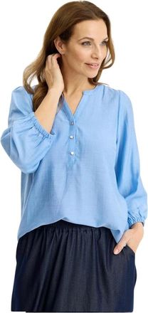 In Front IN Front, Femme, Blouses et Chemises, Bleu, Taille: 42 FR Blouses