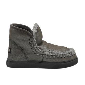 Mou Metallisch Graue Eskimo Stiefel - - Shoes - Damen - Schwarzk - 37 EU