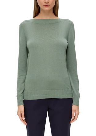 s.Oliver Damen Pullover Langarm Green 36