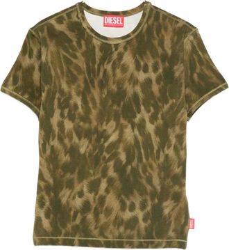 Diesel Femme, Tops, Vert, Taille: 40 FR Military Top