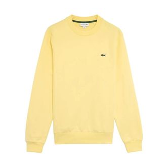 Lacoste Homme, Sweatshirts et sweats &agrave; capuche, Jaune, Taille: XL Crew Neck SweaT-shirt