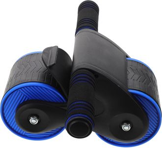 TOPBATHY Automatischer Rückprall Ab Wheel Bauchmuskeltrainer mit Einstellbarem Widerstand Sanft Rollendes Core Trainingsgerät für Anfänger und Fortgeschrittene