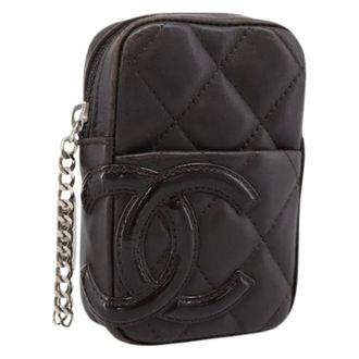 Chanel Pre-owned Mini Pouch - Femme - Pre-owned - Brun - Taille: ONE Size