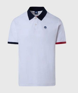 North Sails Poloshirt (Baumwolle) weiss Herren